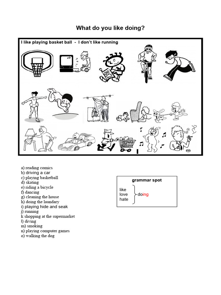 Hobbies and Preferences Quiz | PDF | Games & Activities