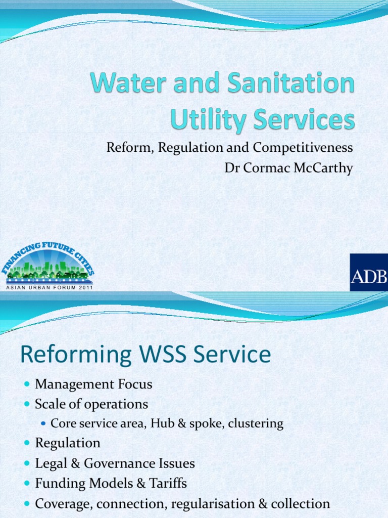 Water Service Reform and Regulation Insights | PDF | Public–Private ...