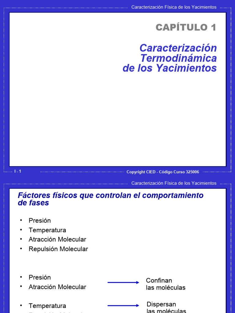 Caracterizacion Física de Yacimiento | PDF | Petróleo | Gases