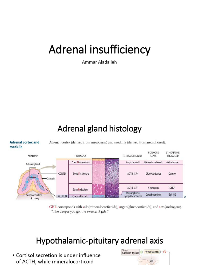 Adrenal Insufficiency. | Download Free PDF | Adrenal Gland | Endocrine System