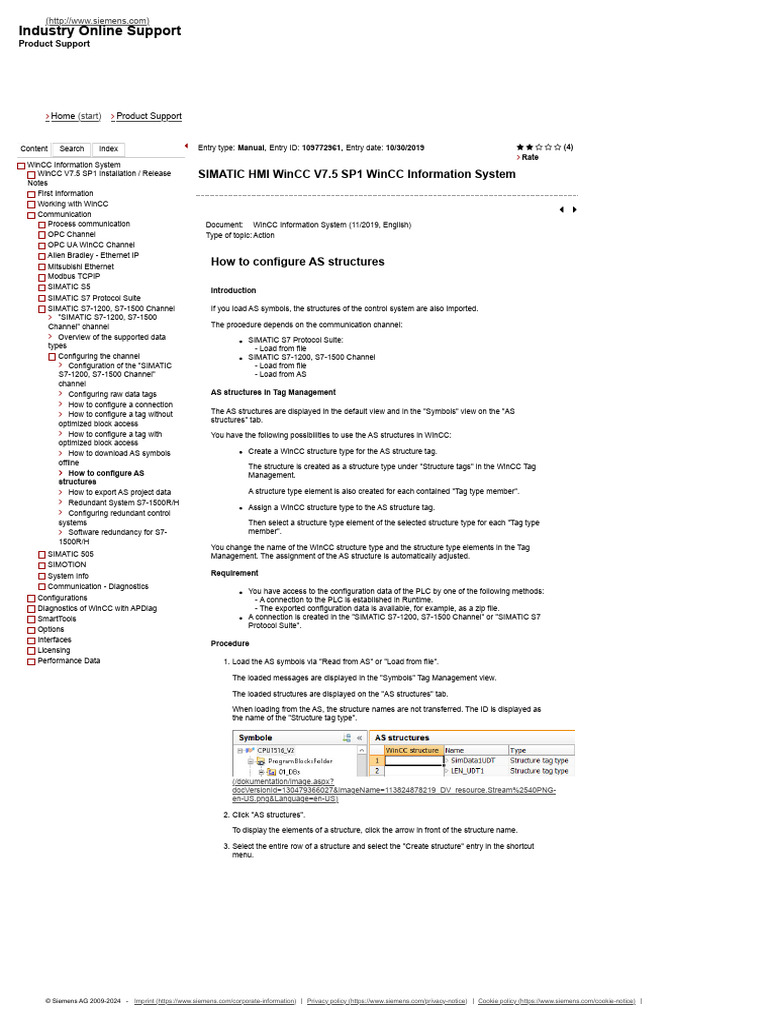 How To Configure AS Structures | PDF | Programmable Logic Controller ...