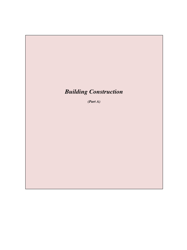 Building Construction Basics Explained | PDF | Masonry | Brick