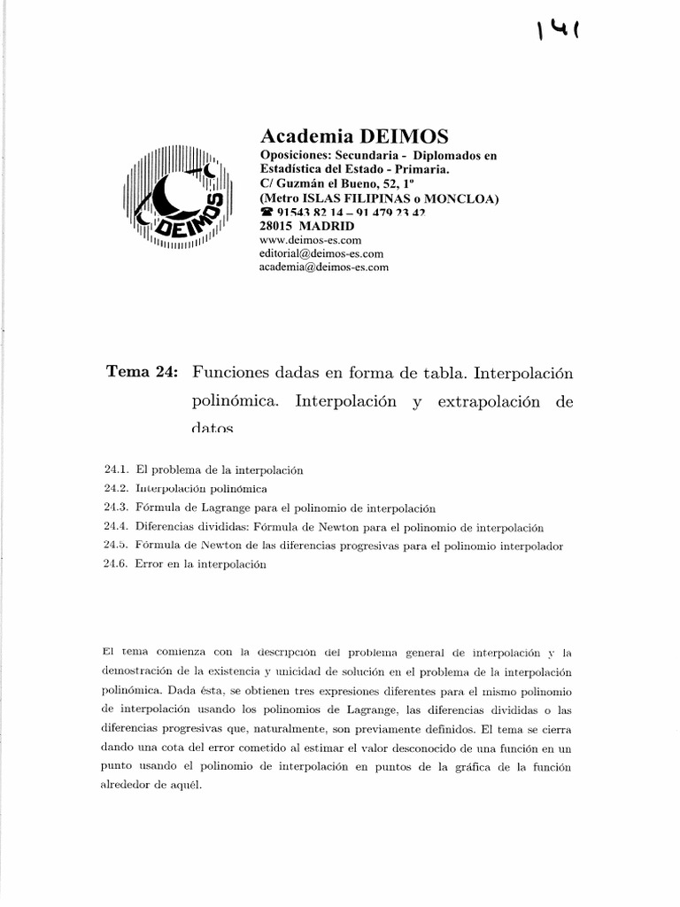 Tema 24 | PDF