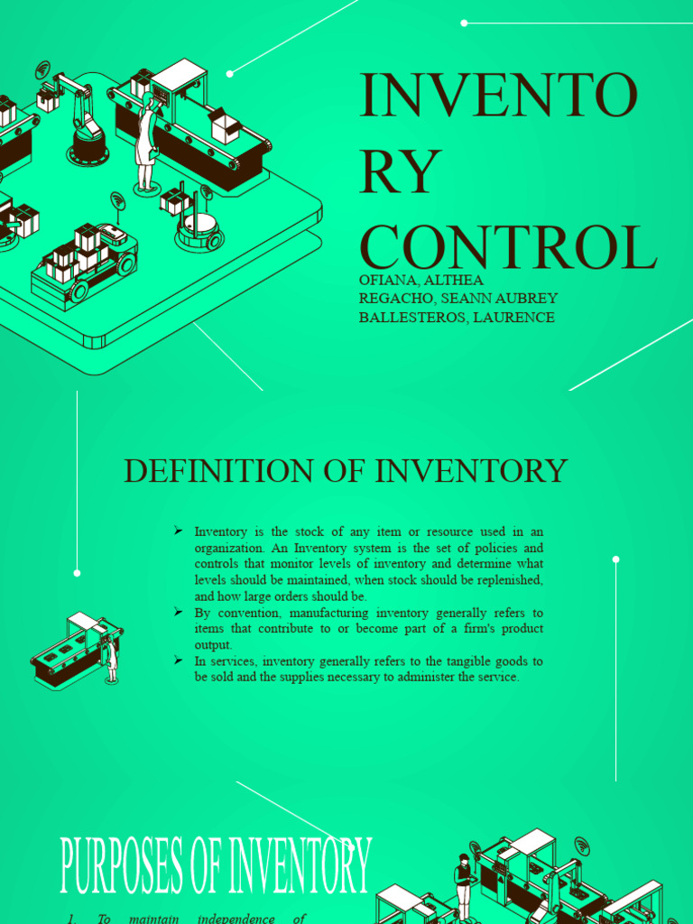 Inventory Control | PDF | Inventory | Economies