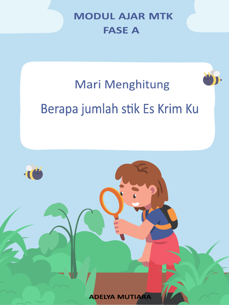 Modul Ajar MTK Fase A Adelya | PDF