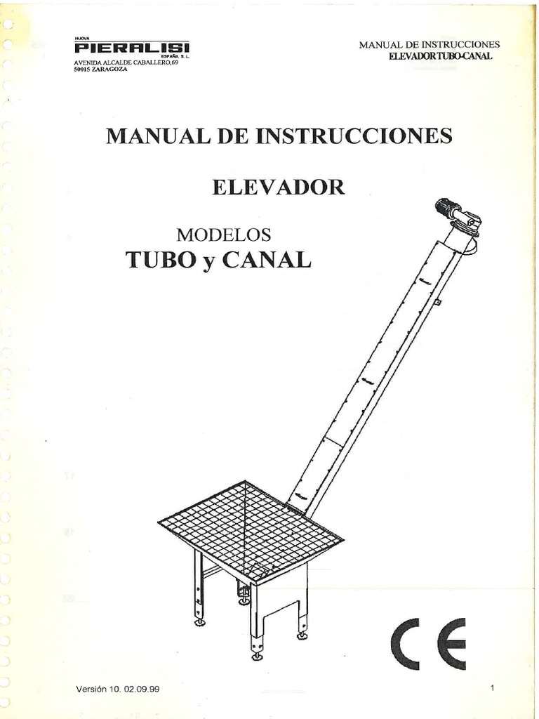 PIERALISI SINFIN ELEVADOR | PDF