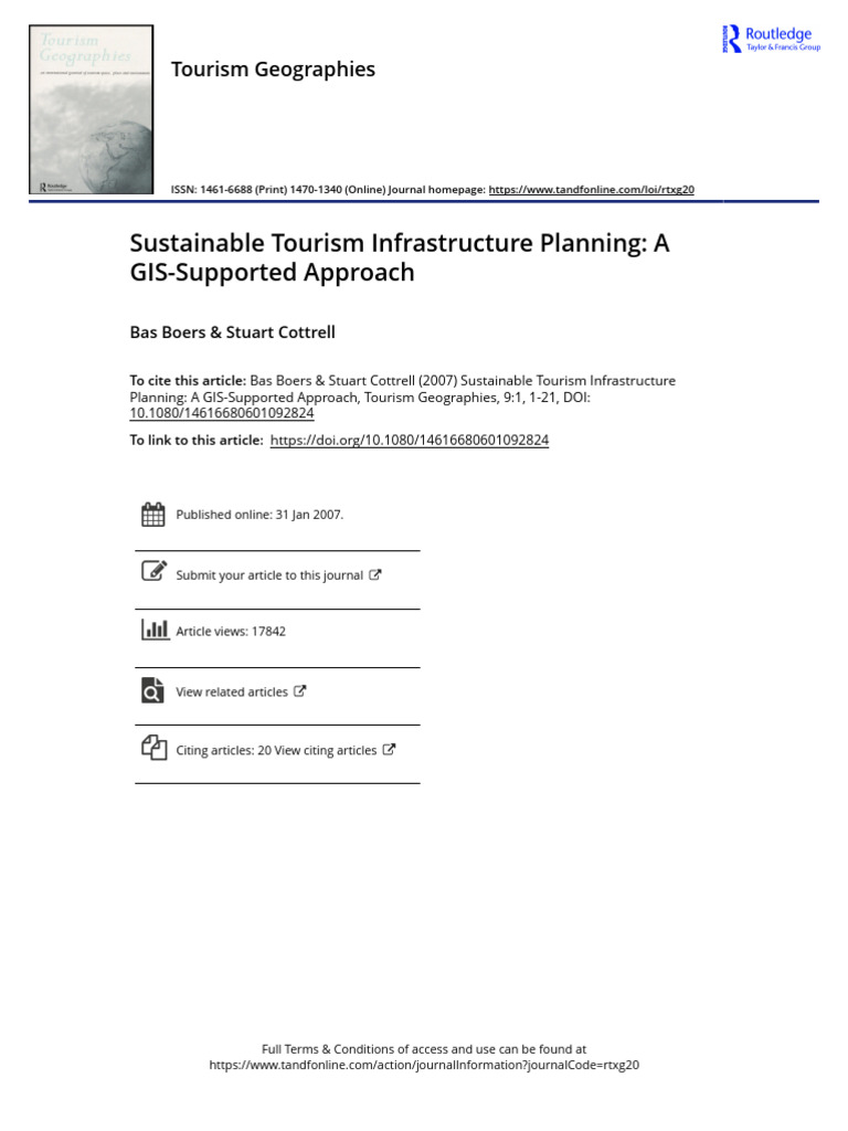 2007-Sustainable Tourism Infrastructure Planning A GIS-Supported ...