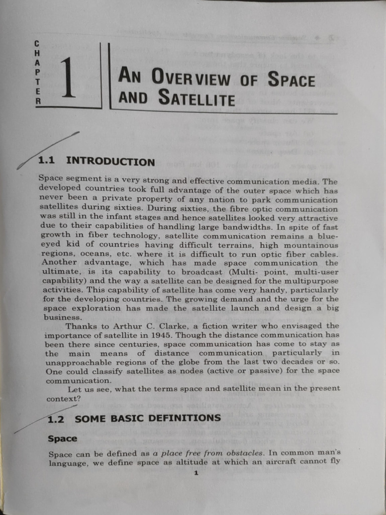 Unit 1 - Satellite | PDF