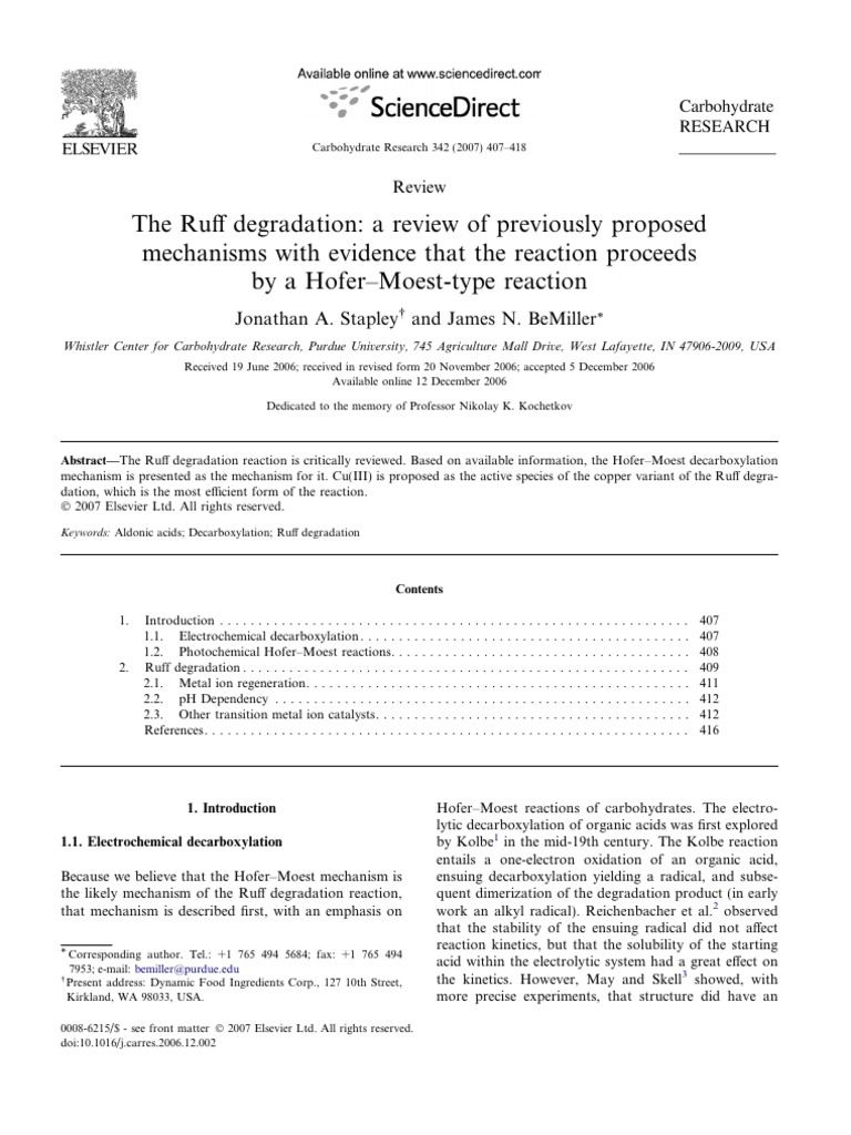 1238 The Ruff Degradation A Review of Previously Proposed Mechanisms ...