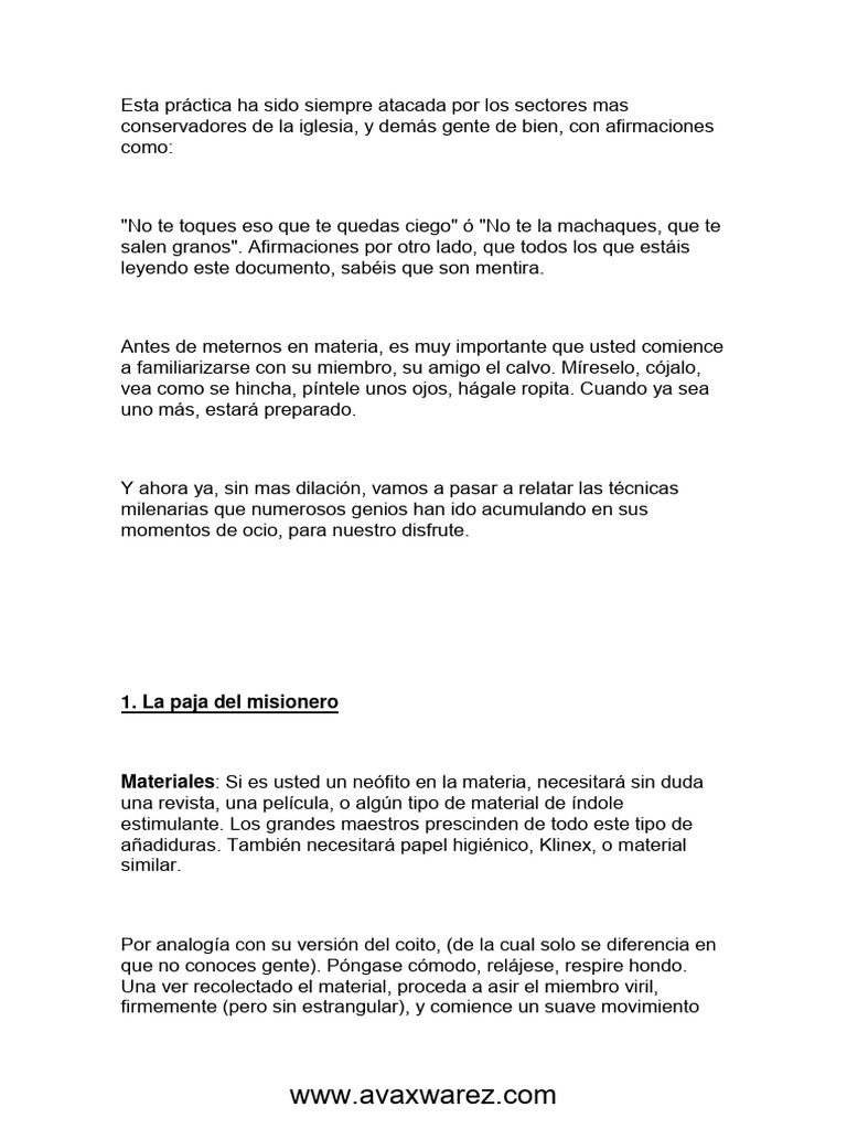 Tecnicas de Masturbacion 2 | PDF | Aspiradora