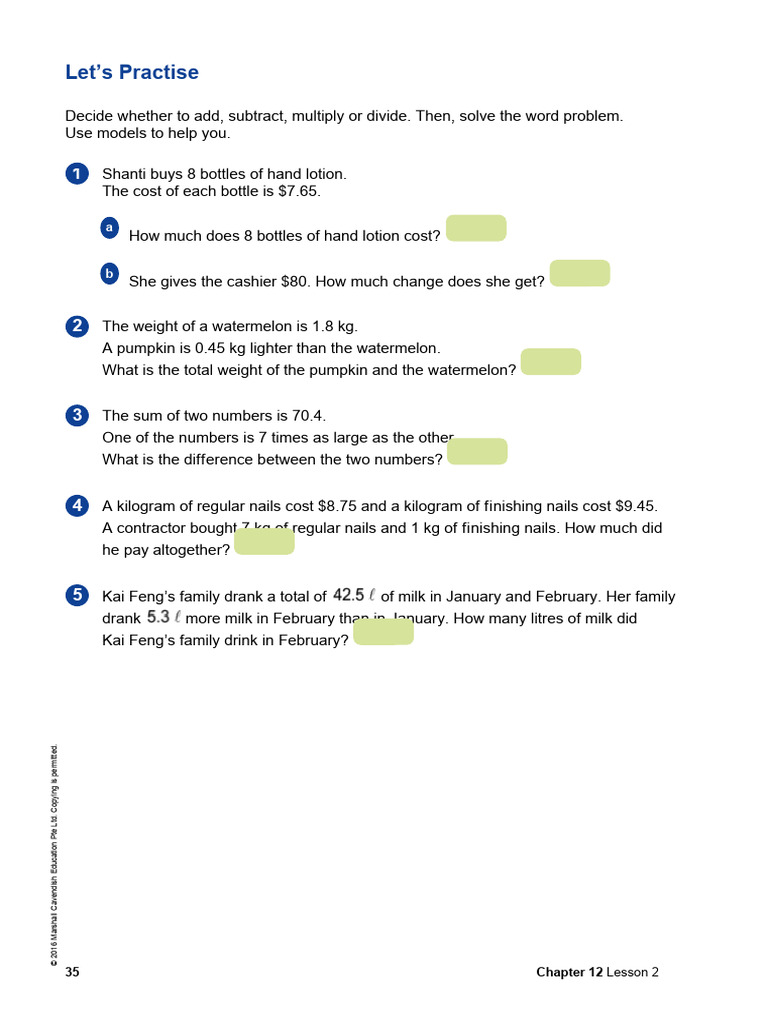 4 dave Math - MATH PRACTISE 1 | PDF