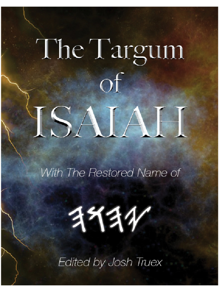 Restored Names Targums of Isaiah | PDF | Isaiah