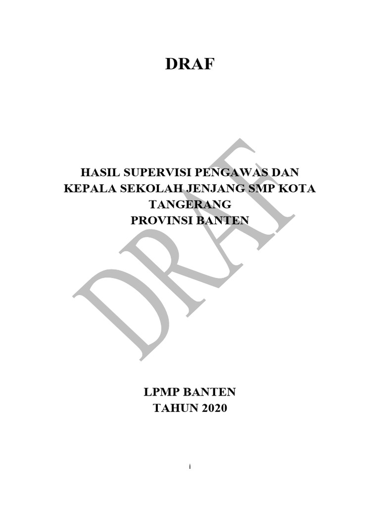 Draf Modul, SMP Kota Tangerang .Final | PDF
