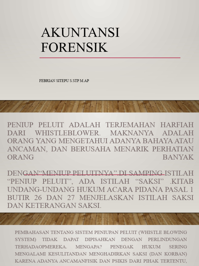 Akuntansi Forensik | PDF