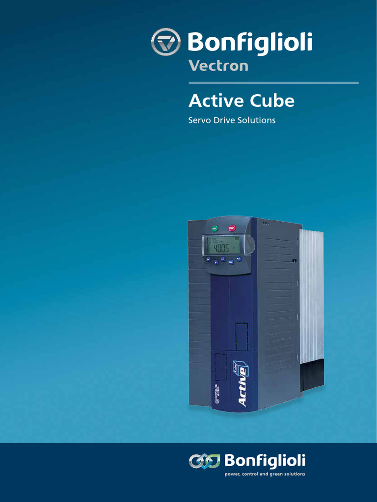Bonfiglioli Active Cube Overview | PDF | Mains Electricity | Servomechanism