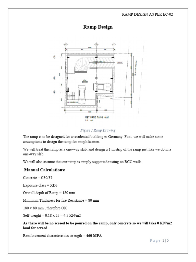Ramp Design | PDF | Bending | Mechanics