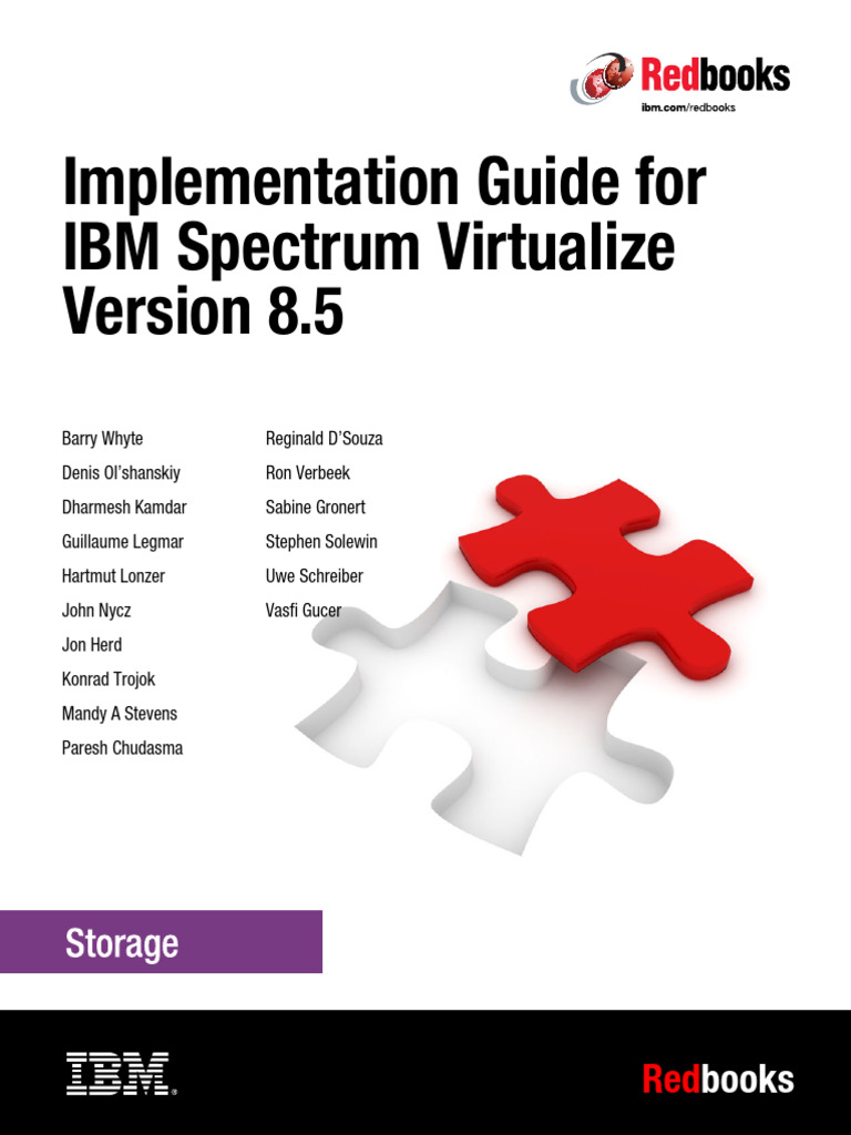 Implementation Guide For IBM Spectrum Virtualize Version 8.5 | PDF ...