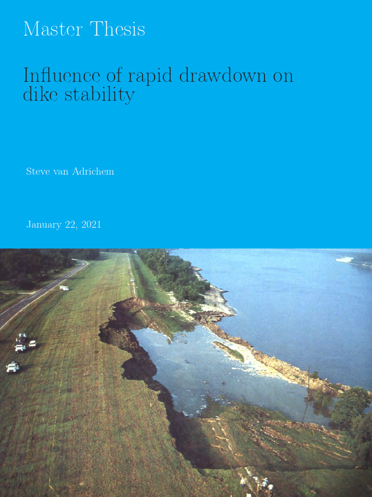 Dike Stability: Rapid Drawdown Impact | PDF | Applied And ...