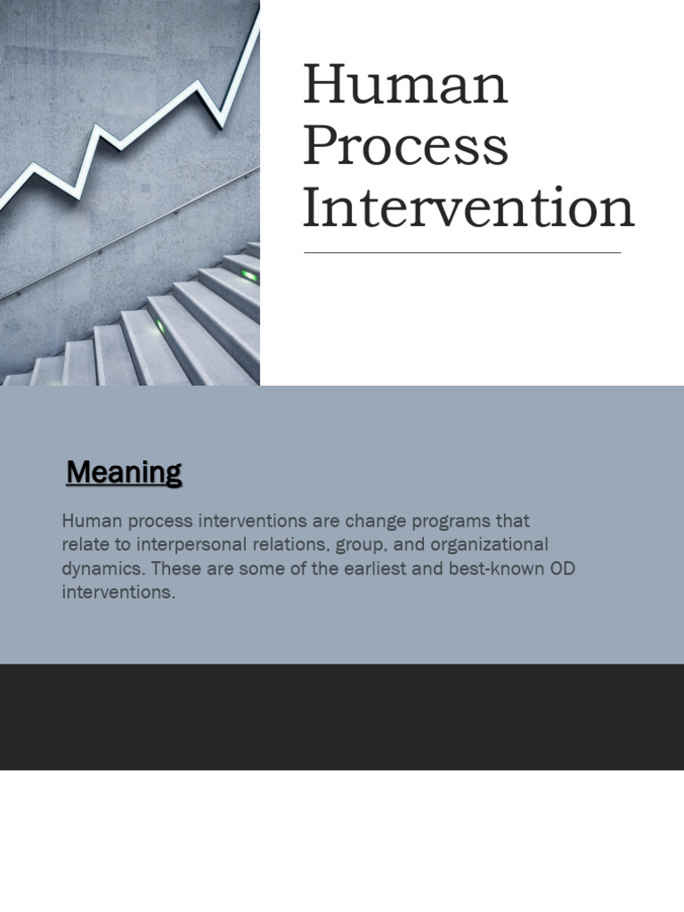 Human Process Interventions Overview | PDF | Organization Development ...