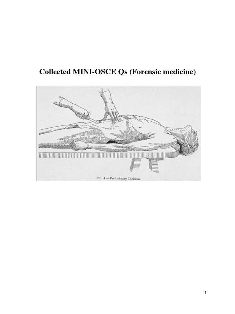 MINI OSCE Summary | PDF | Acetylcholine | Brainstem