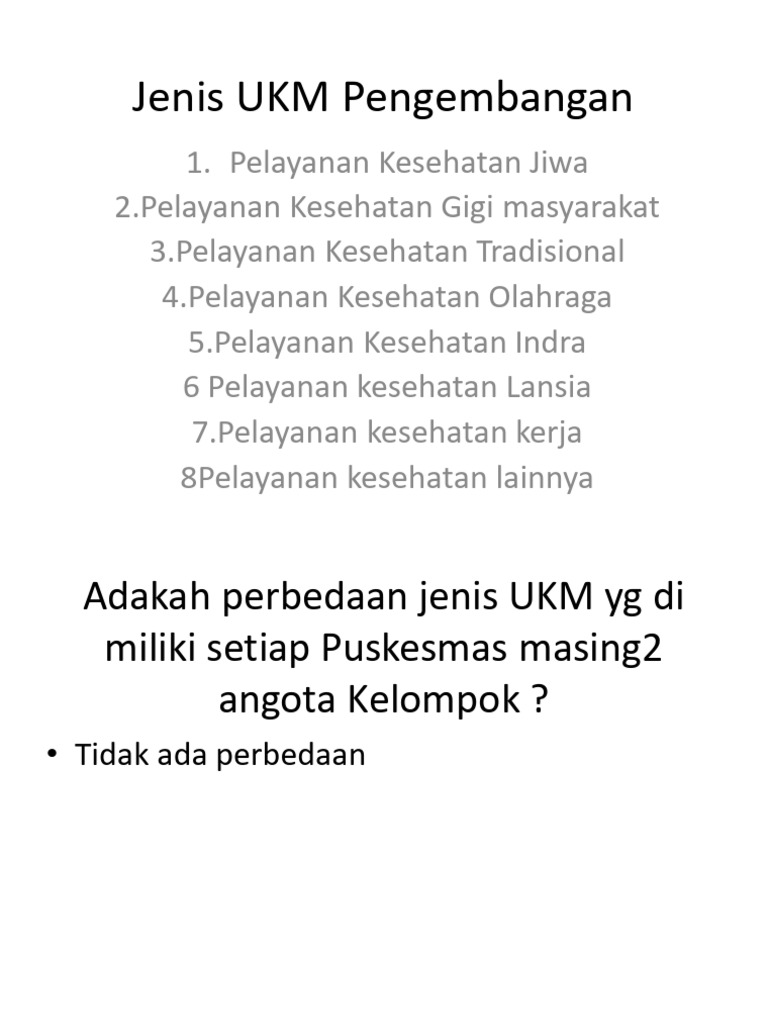Penugasan UKM Kelompok 2 | PDF