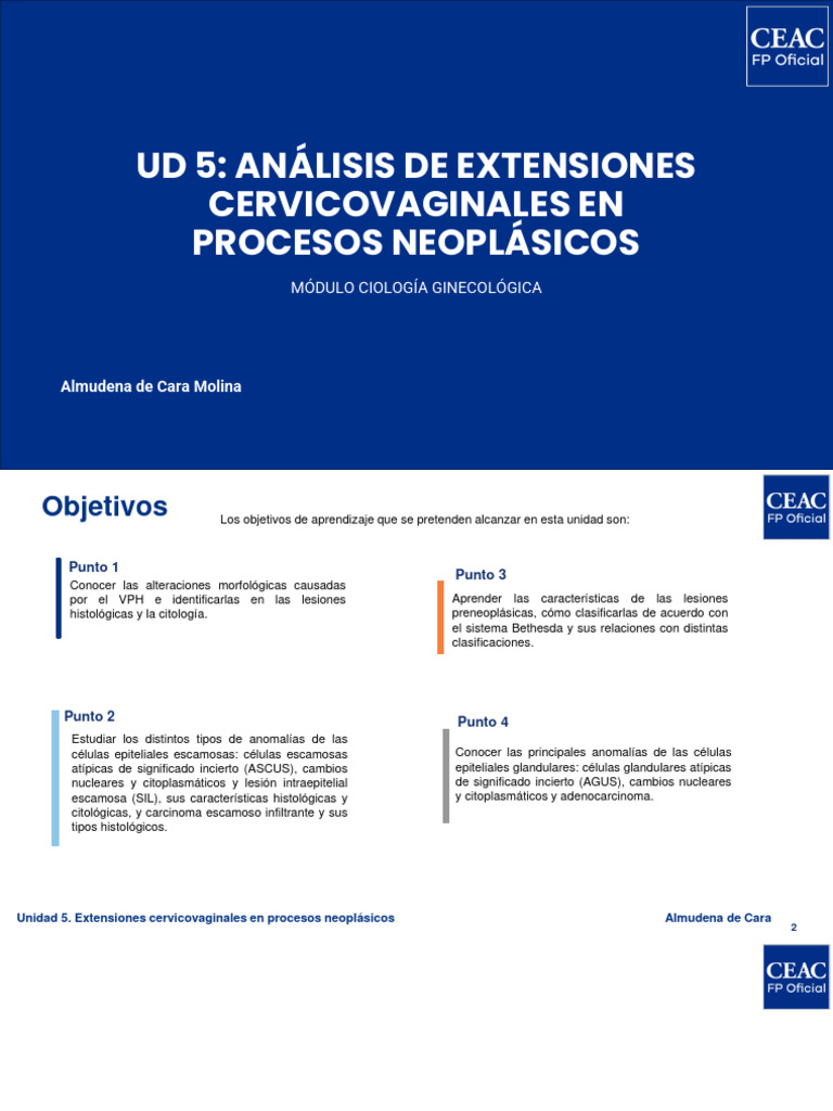 Ud5 Gine | PDF | Neoplasias | Especialidades Medicas