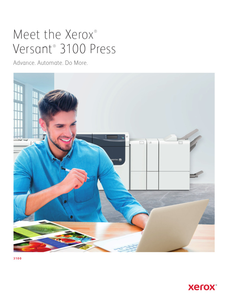 Xerox Versant 3100 Brochure | PDF | Paper | Automation