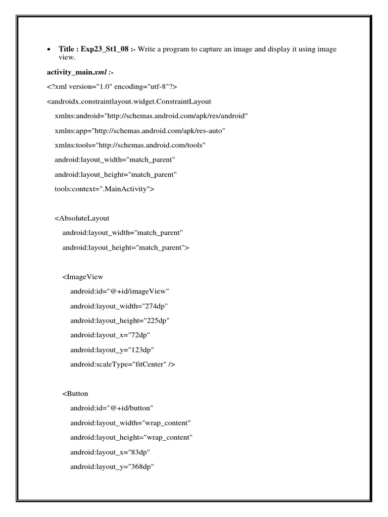Exp23 MAD | PDF | Android (Operating System) | Software