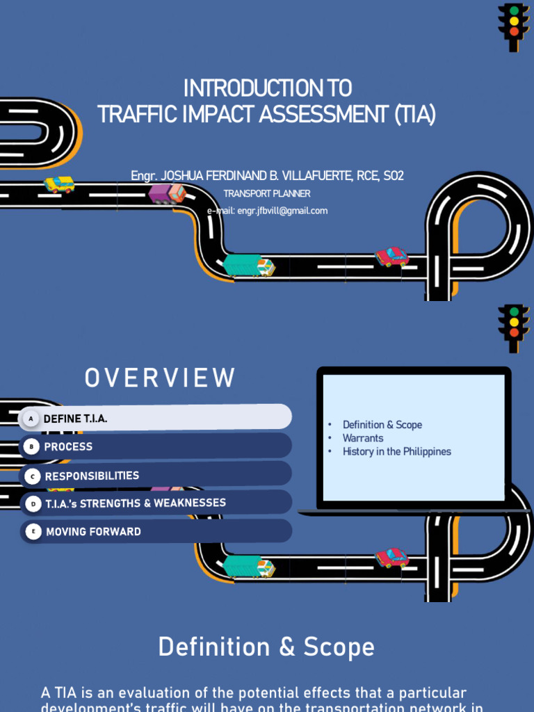 What Is Traffic Impact Assessment (TIA) | PDF | Truck | Semi Trailer Truck
