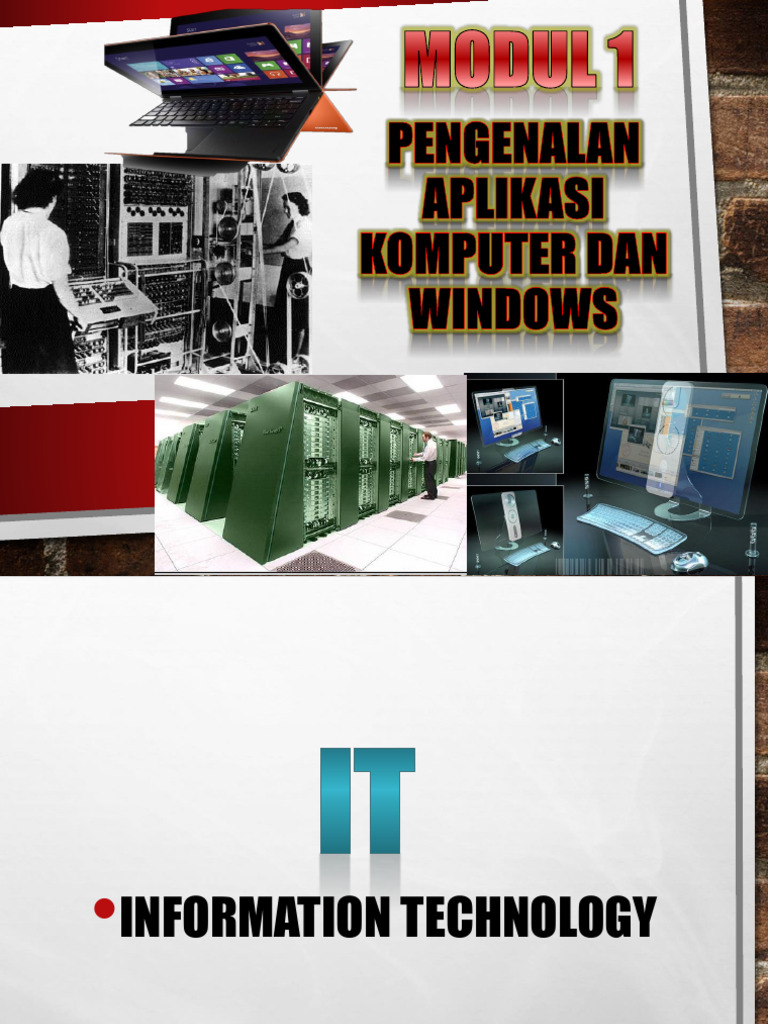 Modul 1 Pengenalan Kepada Komputer Dan Windows | PDF