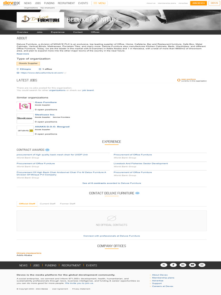 Deluxe Furniture - Devex | PDF | Economies | Business