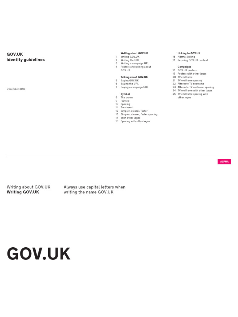 GOV.UK Branding Guidelines | PDF | Letter Case | Logos