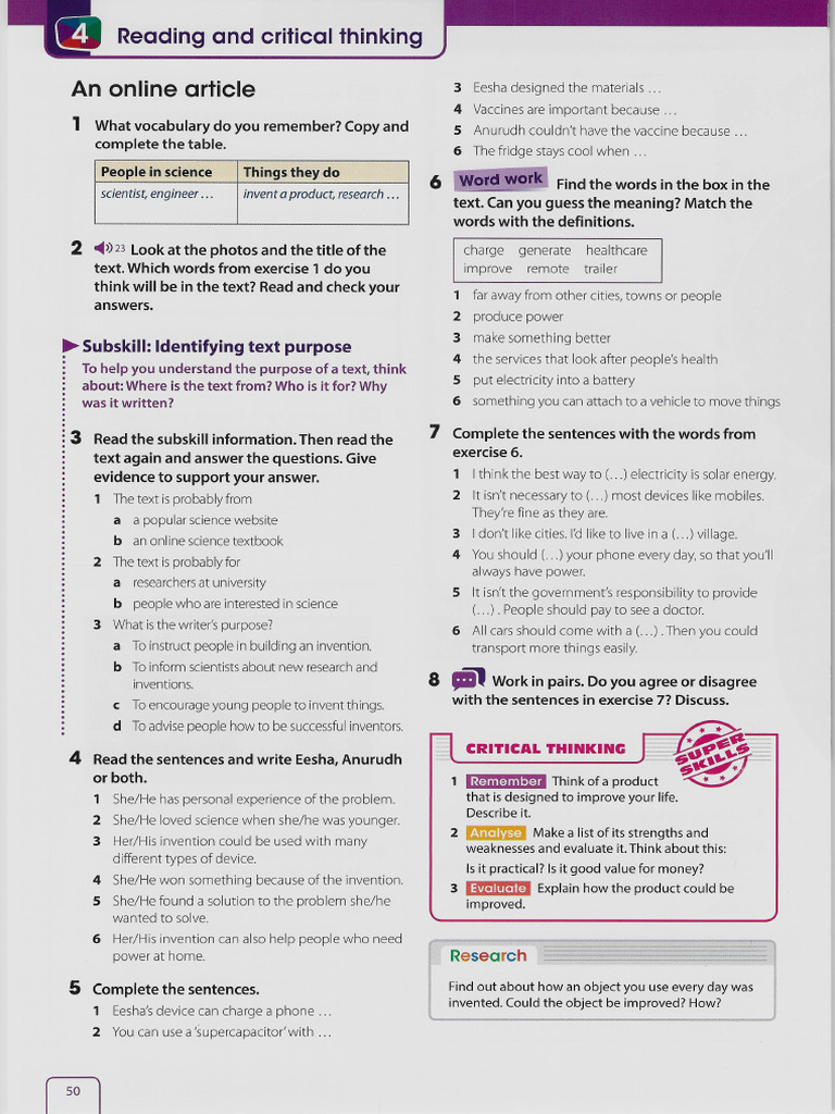 Macmillan Get Involved B1 SB-52 | PDF