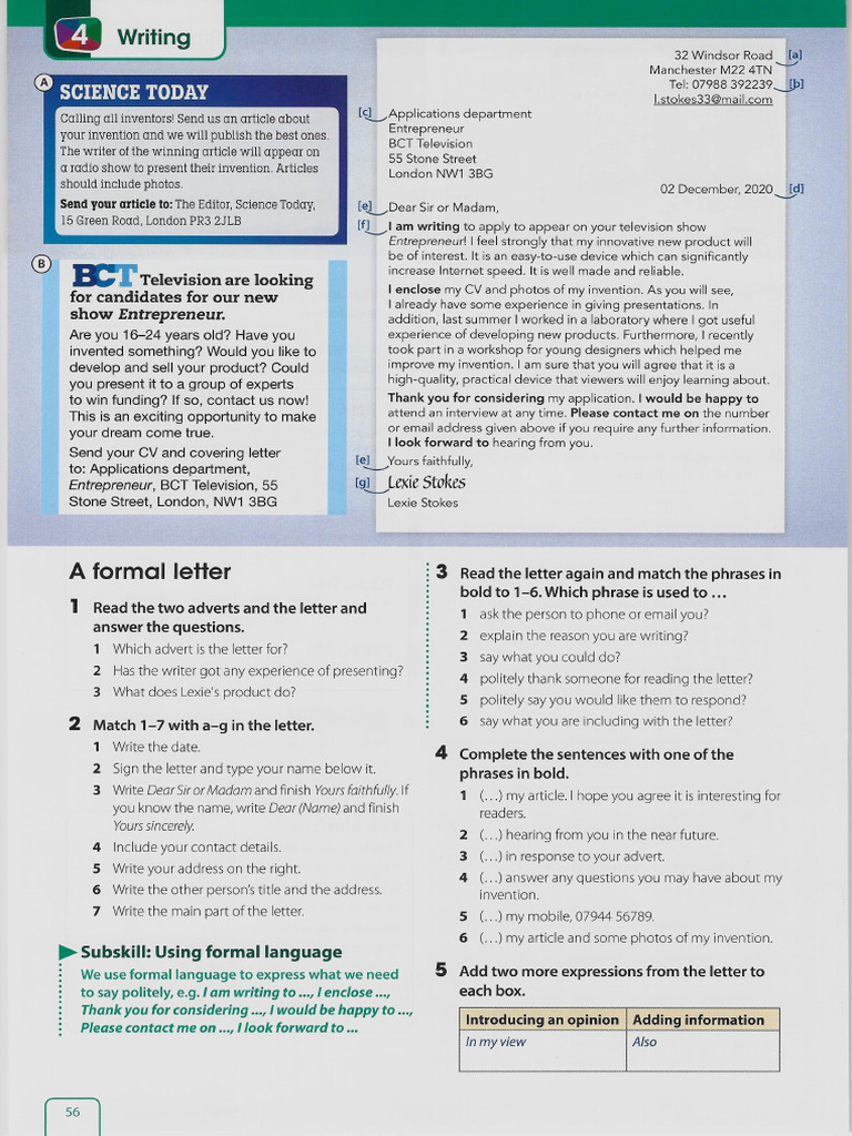 Macmillan Get Involved B1 SB-58 | PDF