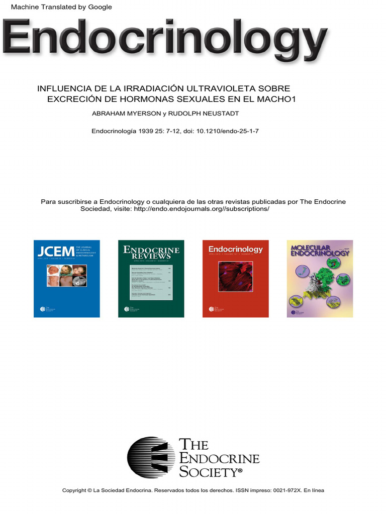 Myerson 1939 Influence Of Ultraviolet Irradiation Upon Excretion Of