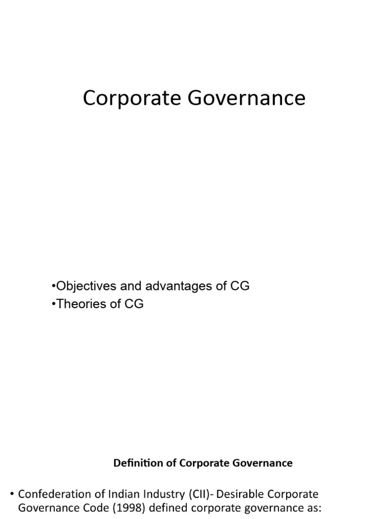 Chapter 17 Corporate Governance | PDF | Corporate Governance | Governance
