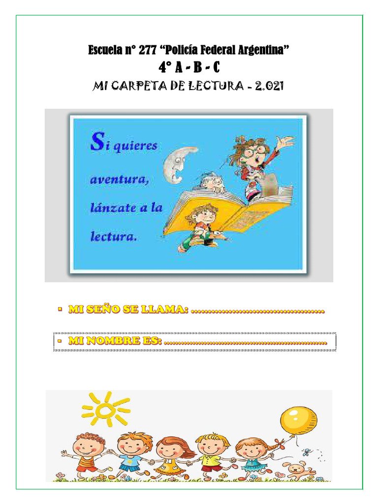 MI CARPETA DE LECTURA - 4° | Descargar gratis PDF | Hansel y Gretel