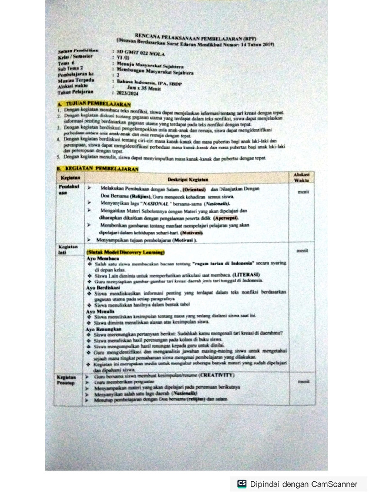 Perangkat 3 Ibu Bani | PDF