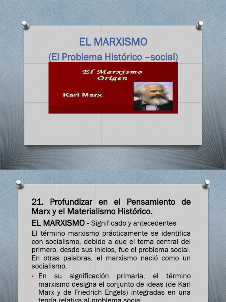 El Marxismo | PDF | marxismo | Karl Marx
