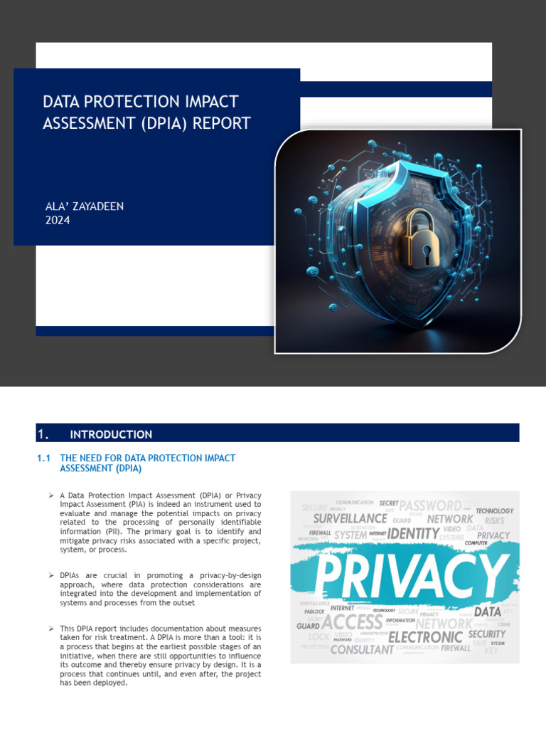 DPIA report | Download Free PDF | Risk | Information Security
