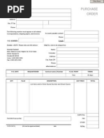 Replacement Parts Order Form | PDF