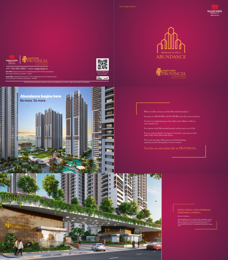 Rajapushpa Provincia Brochure | PDF