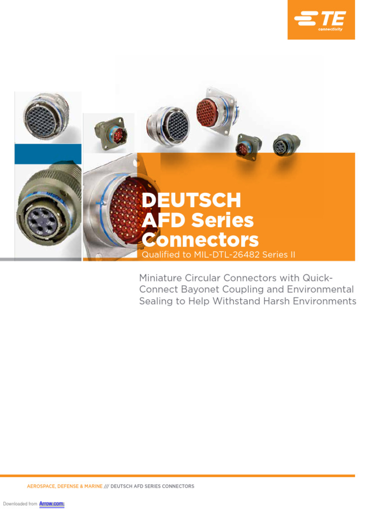 Miniature AFD Connectors for Harsh Environments | PDF | Electrical ...