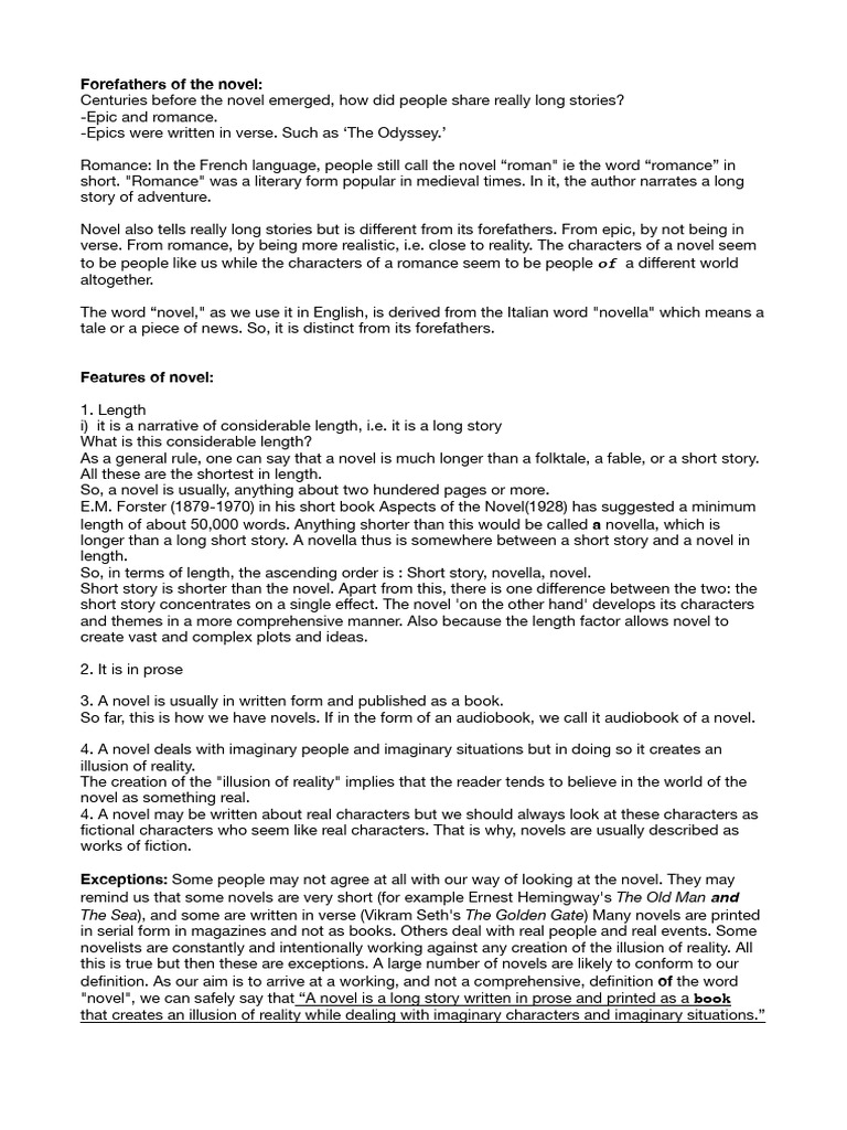 Emergence of Novelfactors Leading To The Composition of Joseph Andrews ...