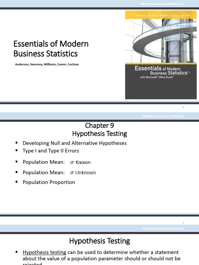 Lecture 9 | PDF | Null Hypothesis | Hypothesis Lecture 9 | PDF | Null Hypothesis | Hypothesis