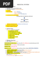 The Skeletal System Answer Key | PDF