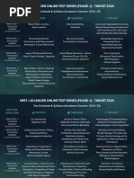 Achiever Test Schedule - 2025-26.cdr | PDF | Viscosity | Liquids