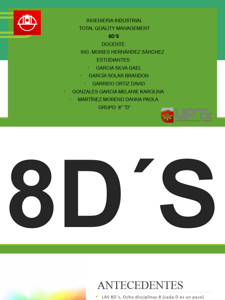 8D S | PDF | Sistema | Planificación