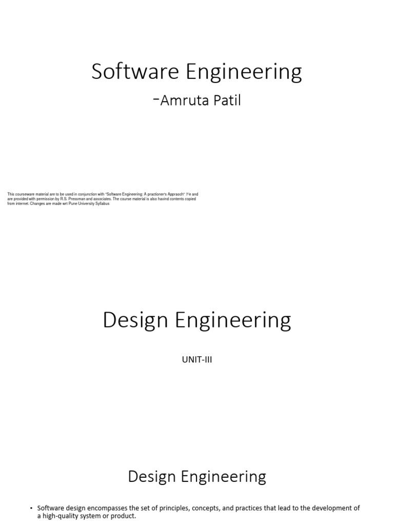 Design Engineering | PDF | Abstraction (Computer Science) | System