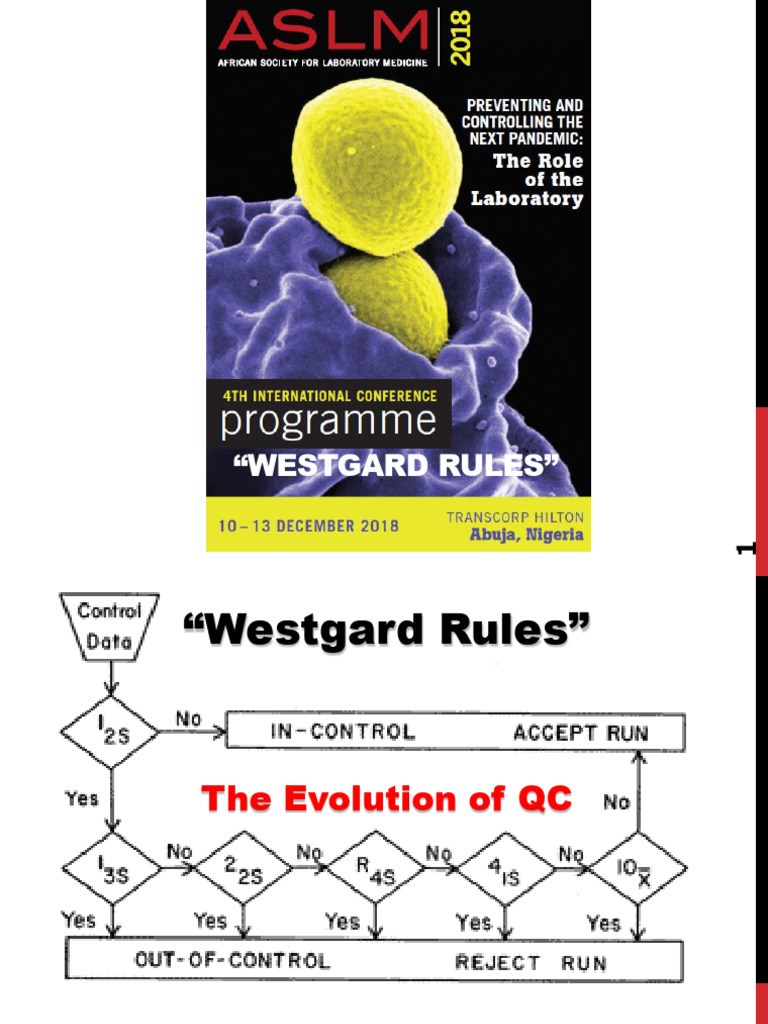 2.1 Keynote Evolution of QC in Lab Westgard Rules Sten Westgard | PDF ...